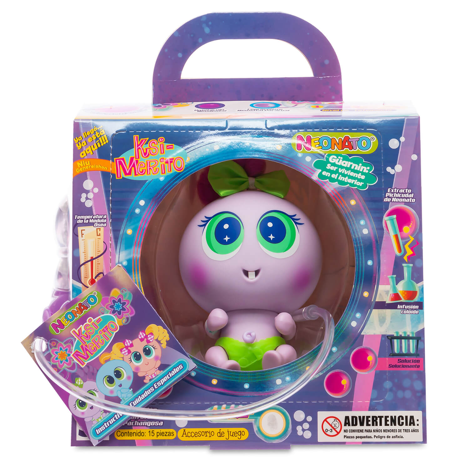 Muñeco Ksi-merito Isabelonga lila | Neonatos Distroller