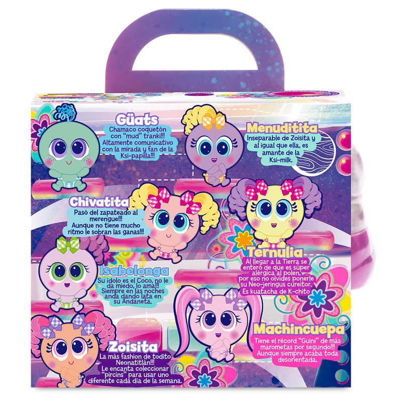 Muñeco Ksi-merito Isabelonga lila | Neonatos Distroller